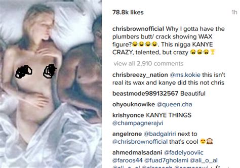 Chris Brown Reacts To His Image Used By Kanye West On His Famous Video Premiere