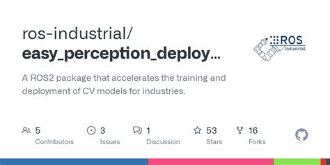 GitHub Ros Industrial Easy Perception Deployment A ROS2 Package That