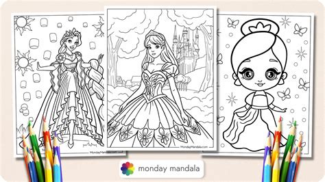Simple Princess Coloring Pages [2025]