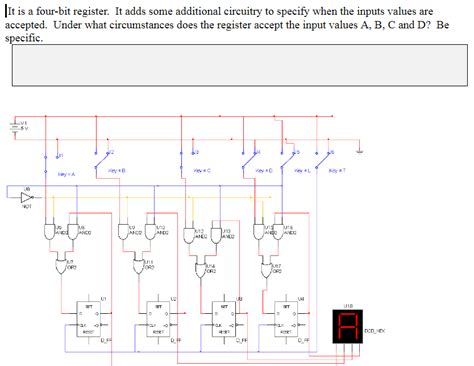 Solved It Is A Four Bit Register It Adds Some Additional