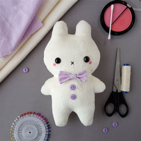 Plush Bunny Sewing Pattern Pdf 💜 Bunny Plushies Pattern Cute Bunny