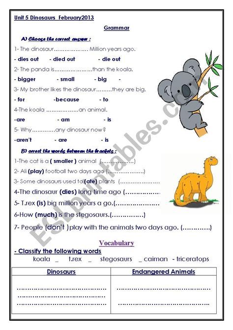 Unit 5 Grammar ESL Worksheet By Rooo7y