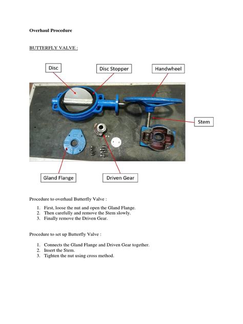 Valve Overhaul Procedures Guide Pdf Valve Nut Hardware