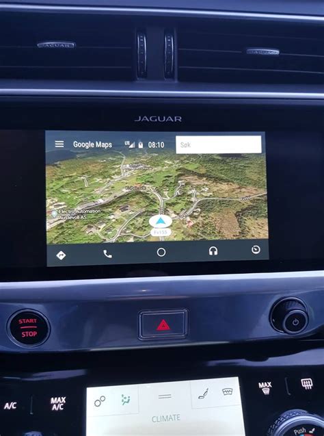 Is There Any Reason Jaguar Cant Use The Entire Screen For Android Auto