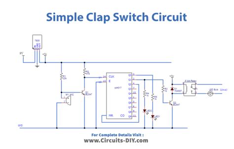 How To Make Clap Switch DIY Project Home Automation Electronics Projects