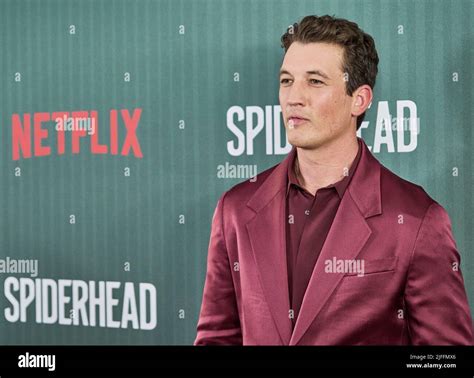 New York Ny Usa June 15 2022 Miles Teller Attends The New York