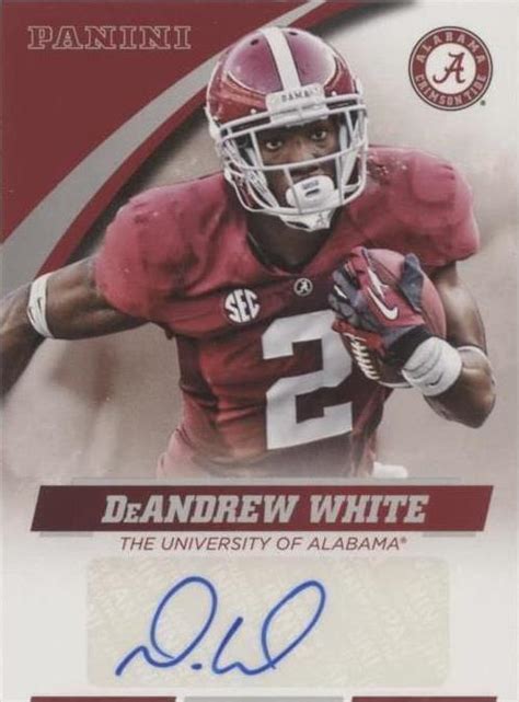 2015 Panini Alabama Crimson Tide Signatures Deandrew White Dw Al Au