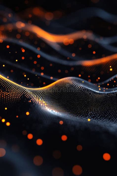 Dynamic Ai Data Flow Visualization Stock Illustration Illustration Of