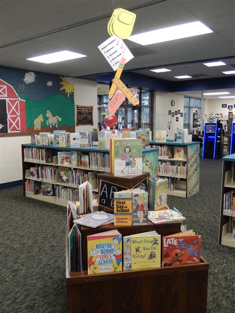August 2015 Back To School Book Display Book Displays Library