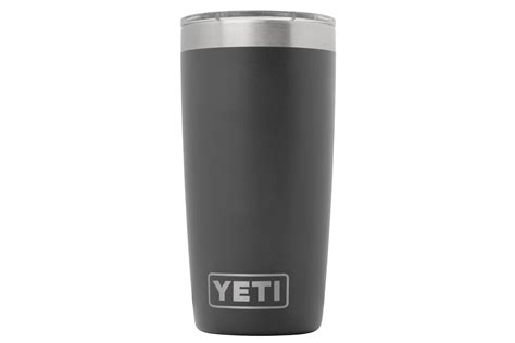 Yeti Rambler Tumbler Cup 10oz Mag Slider Lid Charcoal Grey Thermos