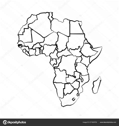 Draw The Map Of Africa