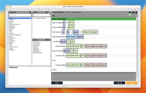 An Introduction To Control Structures Appli