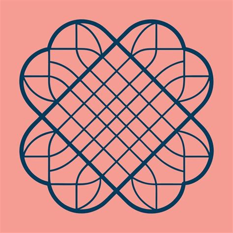 A Grid Where Each Cell Contains A Single Wavelike Curve Keep The Curves