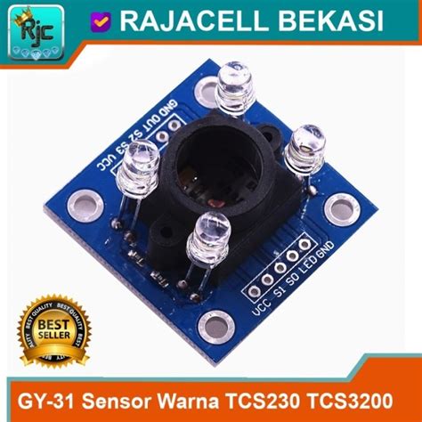 Jual Promo Gy 31 Sensor Warna Tcs230 Tcs3200 Colorrecognition Module For Arduinoo Shopee