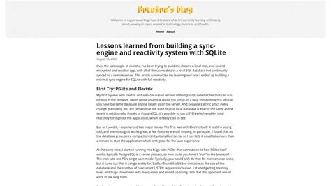 開發者就本地優先應用程式的 Sqlite 與 Postgresql 選擇展開辯論，新同步解決方案陸續出現 Biggo 新聞