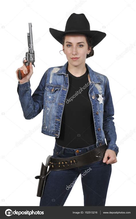 Cowgirl With Gun