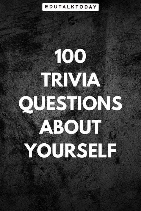 Kahoot Questions About Yourself