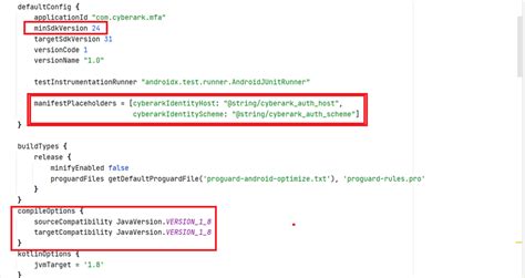 Integrate The Cyberark Identity Android Sdk