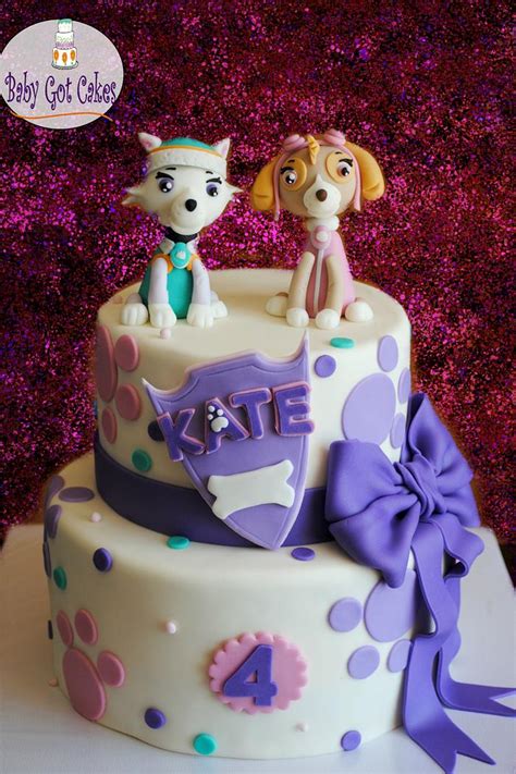 Paw Patrol S Skye Everest Decorated Cake By Baby Got Cakesdecor