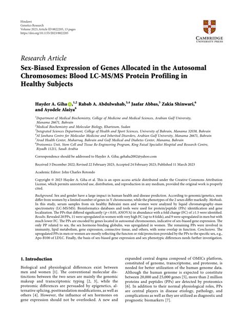Pdf Sex Biased Expression Of Genes Allocated In The Autosomal