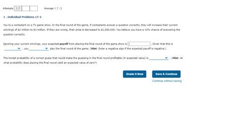 Solved Youre A Contestant On A Tv Game Show In The Final