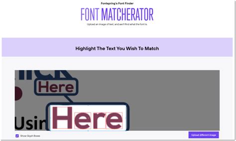 Find Font From Image