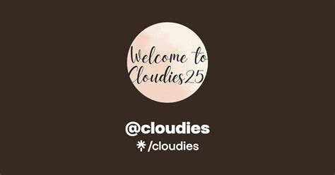 Cloudies Twitter Instagram Linktree