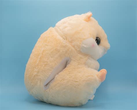 Happy Plush Hamster Toy With Blanket Happy Plush Hamster