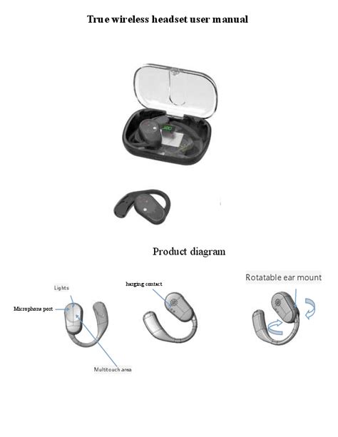 Havit Ows Fit02a Open True Wireless Headset User Manual
