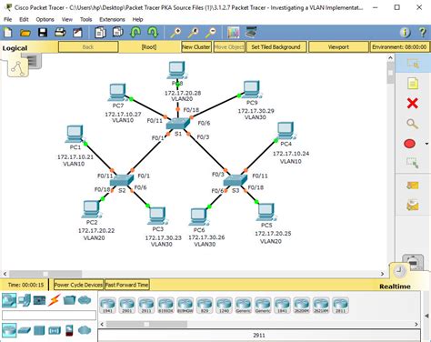 Investigating A Vlan Implementation Fernando Herrera