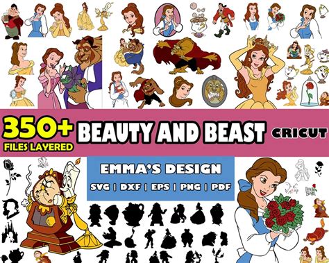 Beauty And The Beast Svg Beauty And Beast Svg Disney Svg Inspire