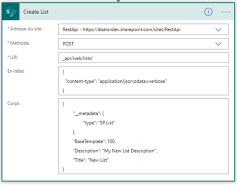 Sharepoint Rest Api Call With Powerautomate Ludovic Perrichon