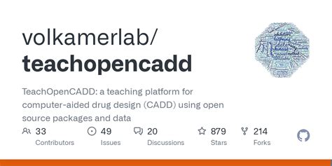 Github Volkamerlabteachopencadd Teachopencadd A Teaching Platform For Computer Aided Drug