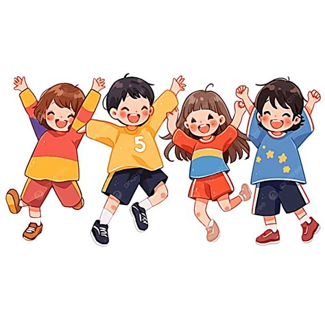 귀여운 아이들이 손으로 그린 응원 축하 만화 일러스트 요소 만화 일러스트 귀여운 일러스트 귀여운 아이 Png 일러스트 및 이미지 에 대한 무료 다운로드 Pngtree