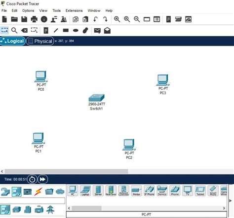 How To Connect Computers To A Switch In Cisco Packet Tracer Ccna