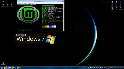 Made Linux Mint Look More Like Windows 7 Rfrutigeraero