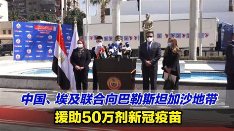 中国、埃及联合向巴勒斯坦加沙地带援助50万剂新冠疫苗凤凰网视频凤凰网