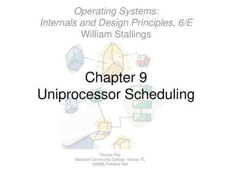 Chapter 9 Uniprocessor Scheduling Ppt Download