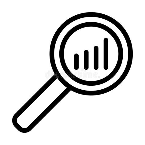 Forecast Analytics Thick Line Icon Stock Illustration Illustration Of Line Collection 270733637