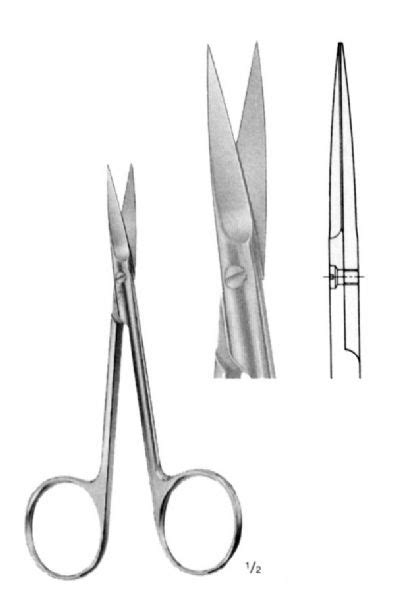 Iris Scissors Str Ss 110mm