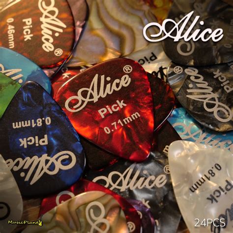 Alice ปิ๊กกีตาร์24ตัว พร้อมกล่อง คละไซส์