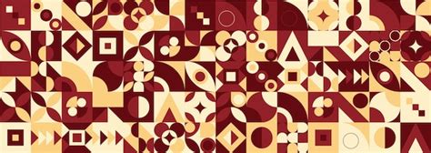 Premium Vector Geometric Pattern Background Of Vector Scandinavian Abstract Color Or Swiss