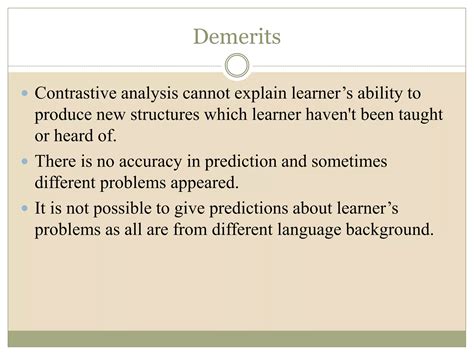 Contrastive Analysis Shaim Chaudry Pptx