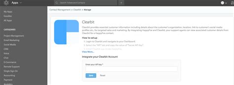 Configure Clearbit Integration With Happyfox Happyfox Support