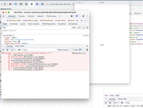 Nami Wallet Crashes When Signing Tx Due To A Buggy Code · Issue 446