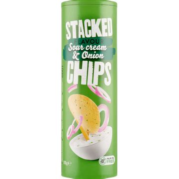 Stacked Flavour Sour Cream Onion Chips 170g Bestellen Jumbo