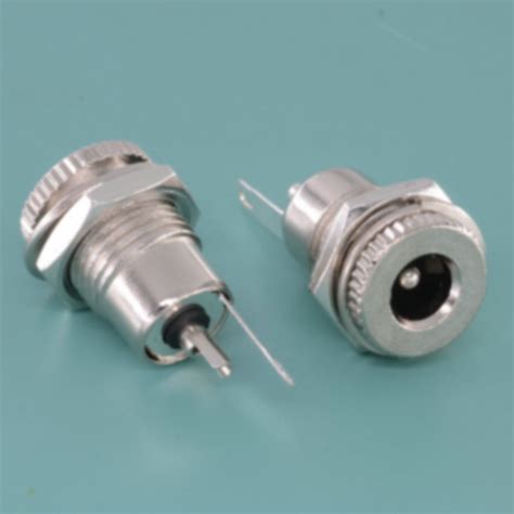 China Factory Supply DC Socket Thread Embedded Power DC Socket High Current DC Socket Plug DC