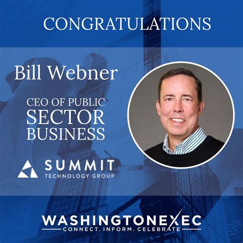 Congrats To Bill Webner On His Appointment As Ceo Of Summit Technology Group Jd Kathuria 37