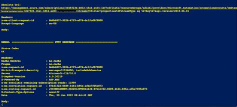 No Output At All From Get Azautomationjoboutput Issue Azure Azure Powershell Github