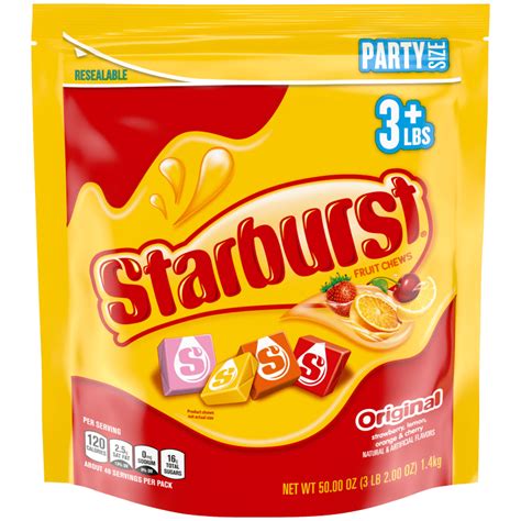 Starburst Original Mini Fruit Chews Candy Grab N Go 8 Oz Starburst